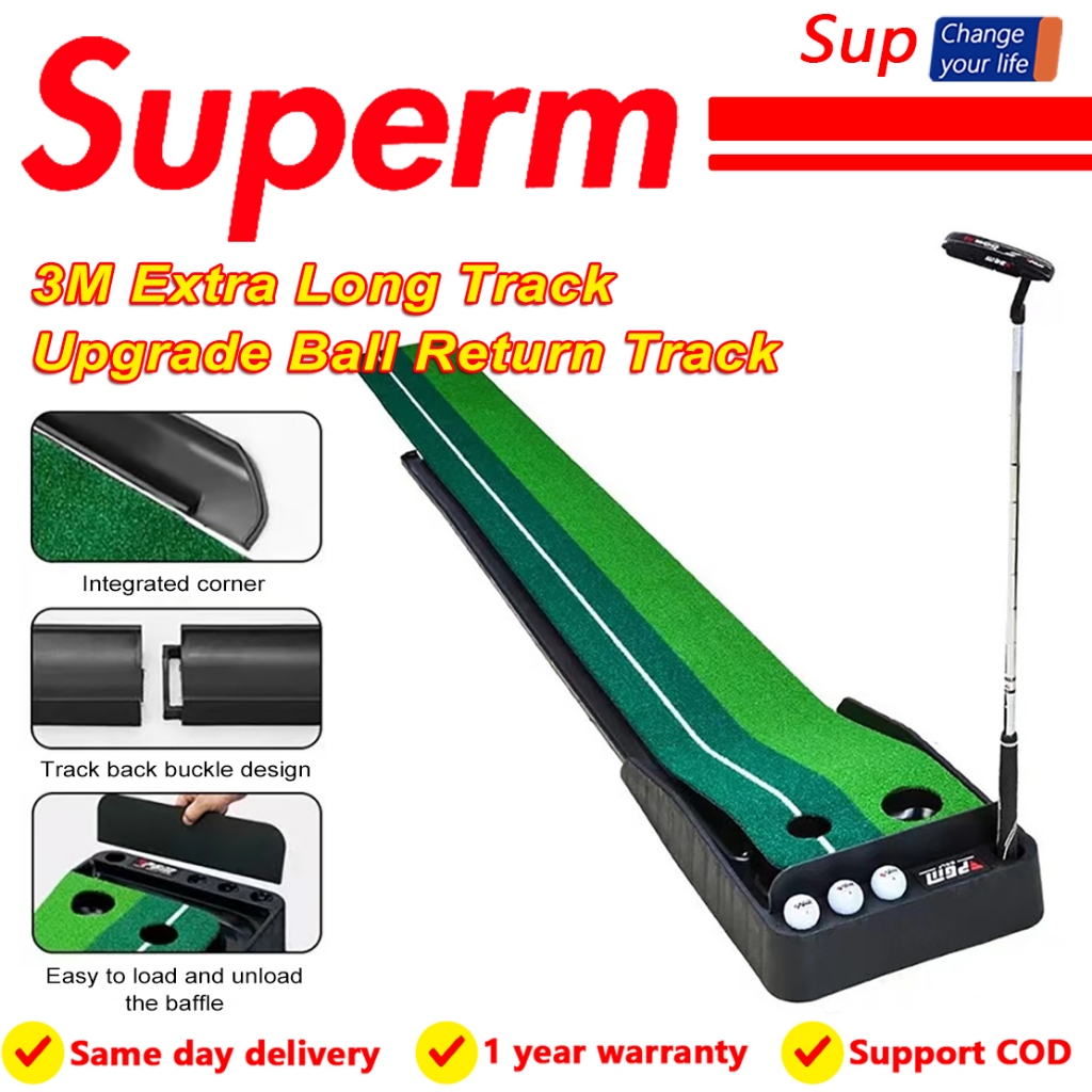 3M Indoor Golf Putting Trainer Portable Classic Golf Putting Trainer ...