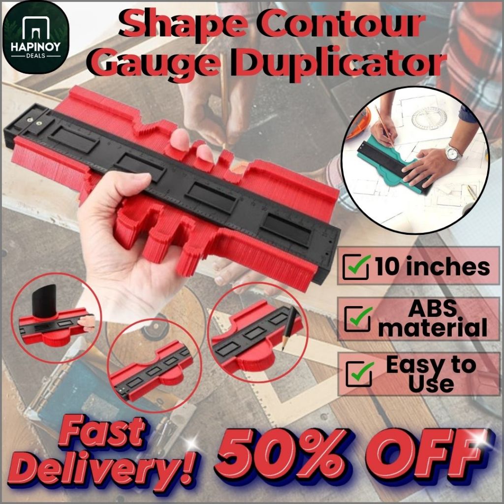 Shape Contour Gauge Duplicator 10 inch Profile Measuring Tool Gauge ...