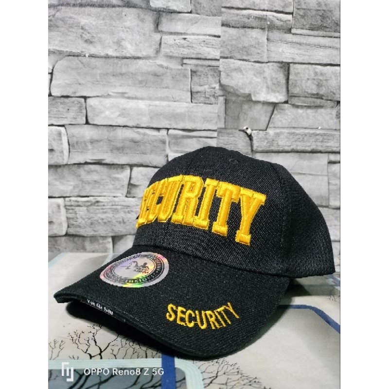 bullcap embroired ( security guard ) | Shopee Philippines