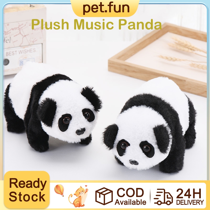 Electric Plush Panda Toys Children Battery Operation Walking Panda ...