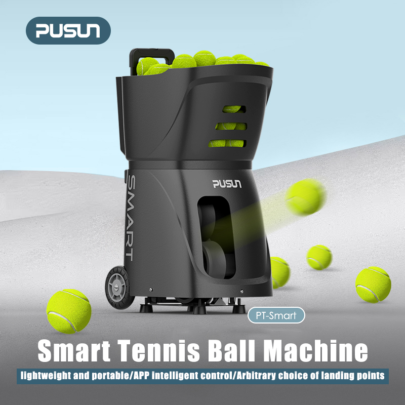【New arrivals】Pusun PT-Smart Portable Intelligent Automatic Tennis Ball ...