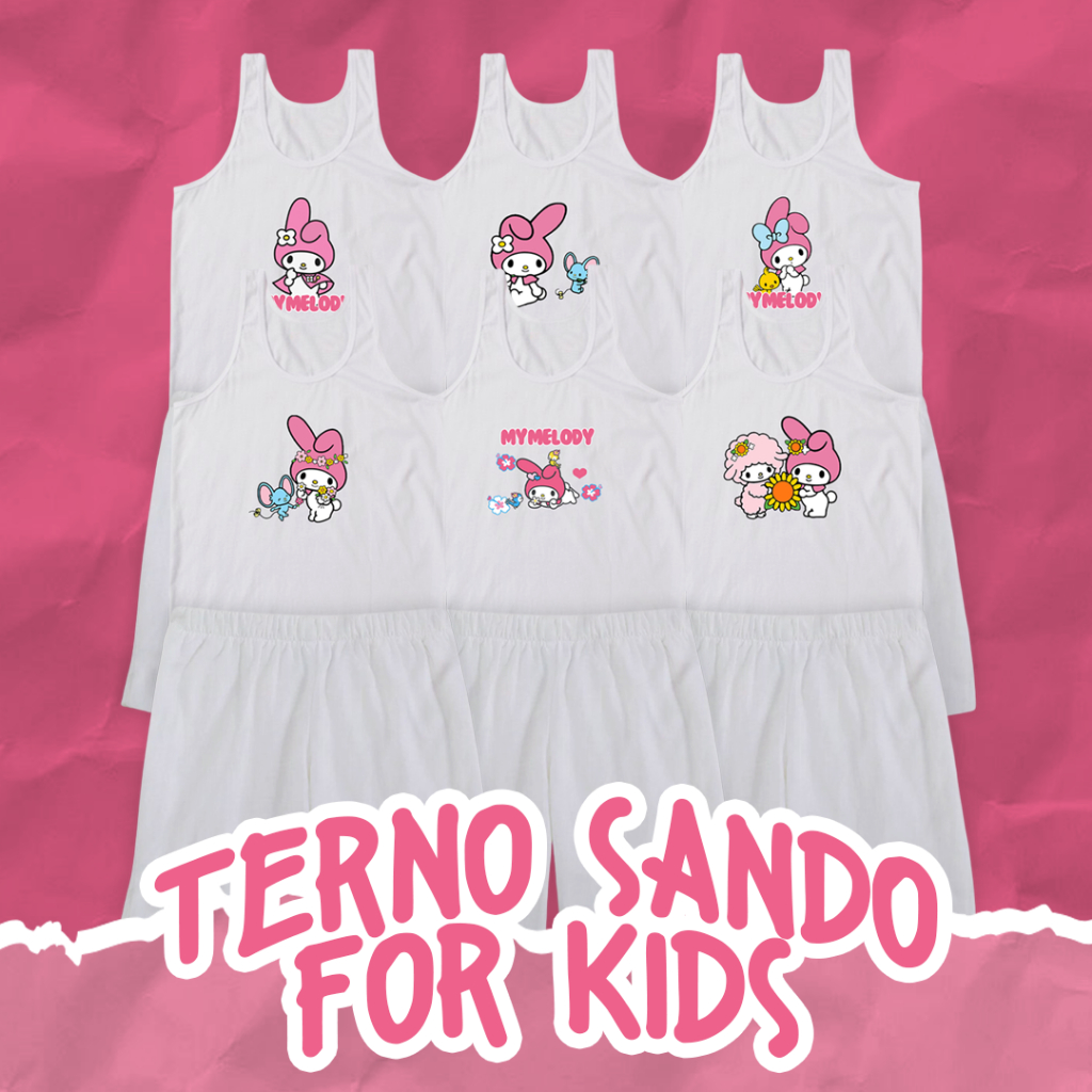 kids wear hub sando terno for girls MY MELODY assorted 0-10 years old ...
