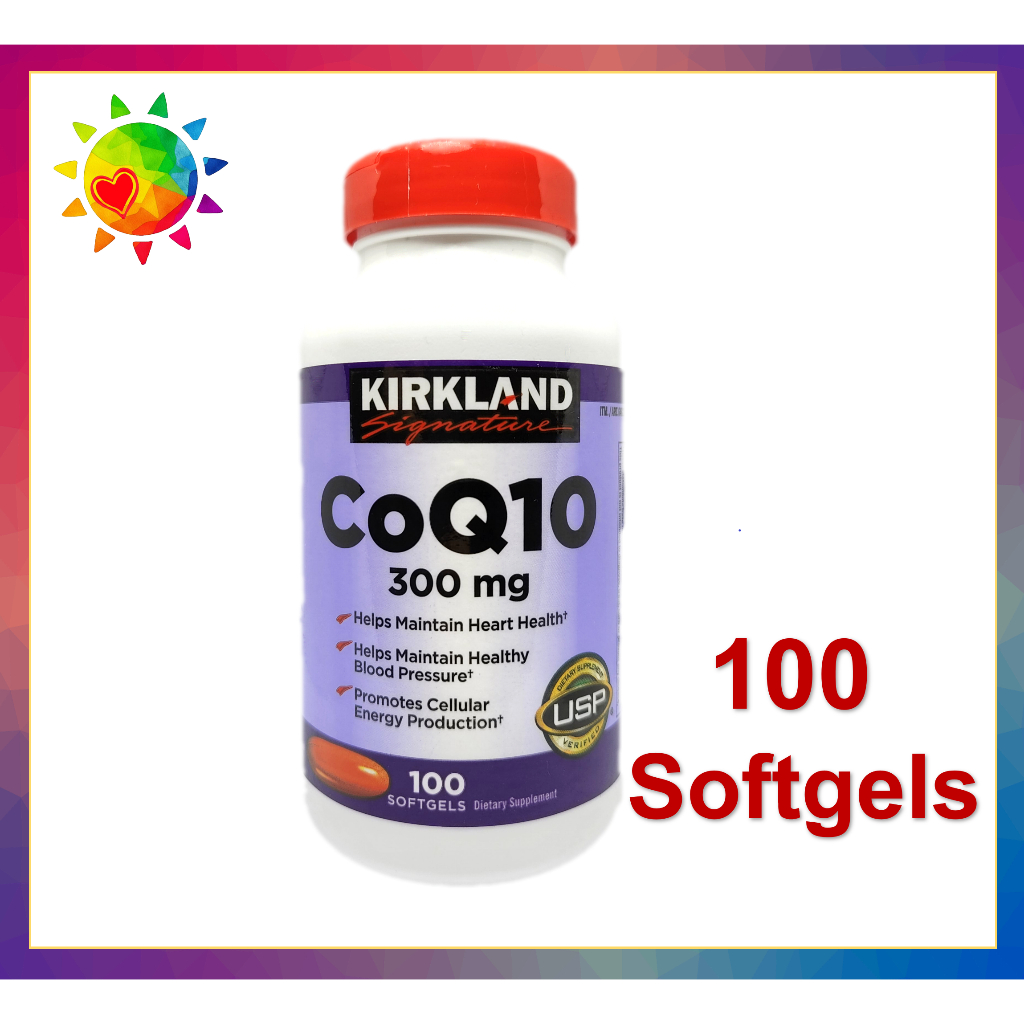 Kirkland Signature CoQ10 300 mg - 100 Softgels | Shopee Philippines