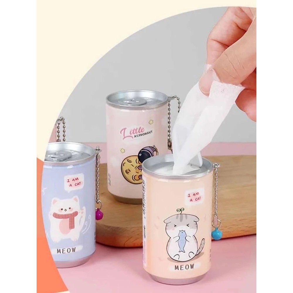 Yhome Buy4 Take1 School Student /Travel wet wipes in can small wipes ...