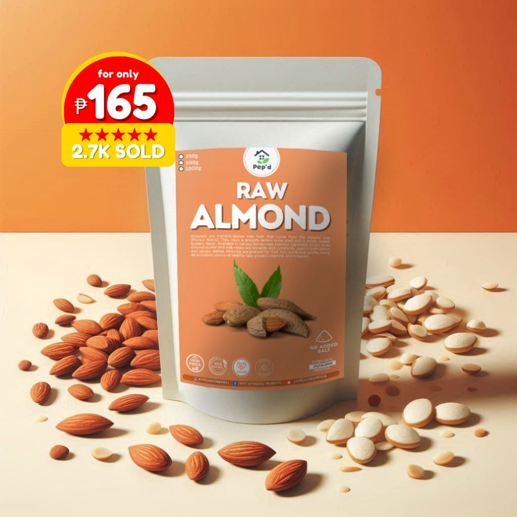 Raw Almond Nuts - 250g,500g,1kg | Shopee Philippines