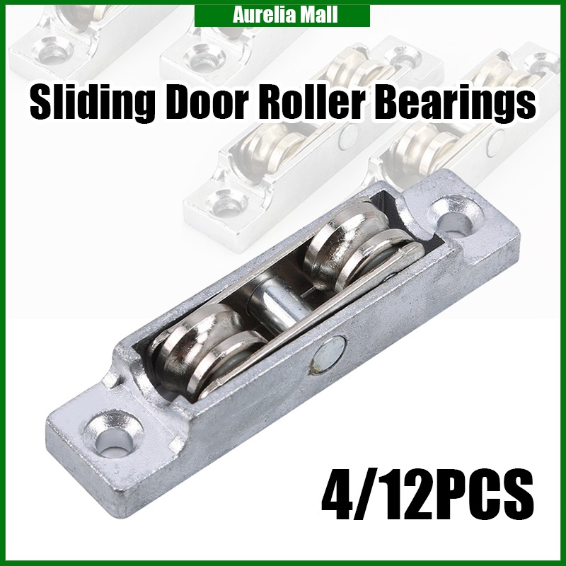 4/12pcs Sliding Door Roller Bearings Door Sliding Roller Set For ...