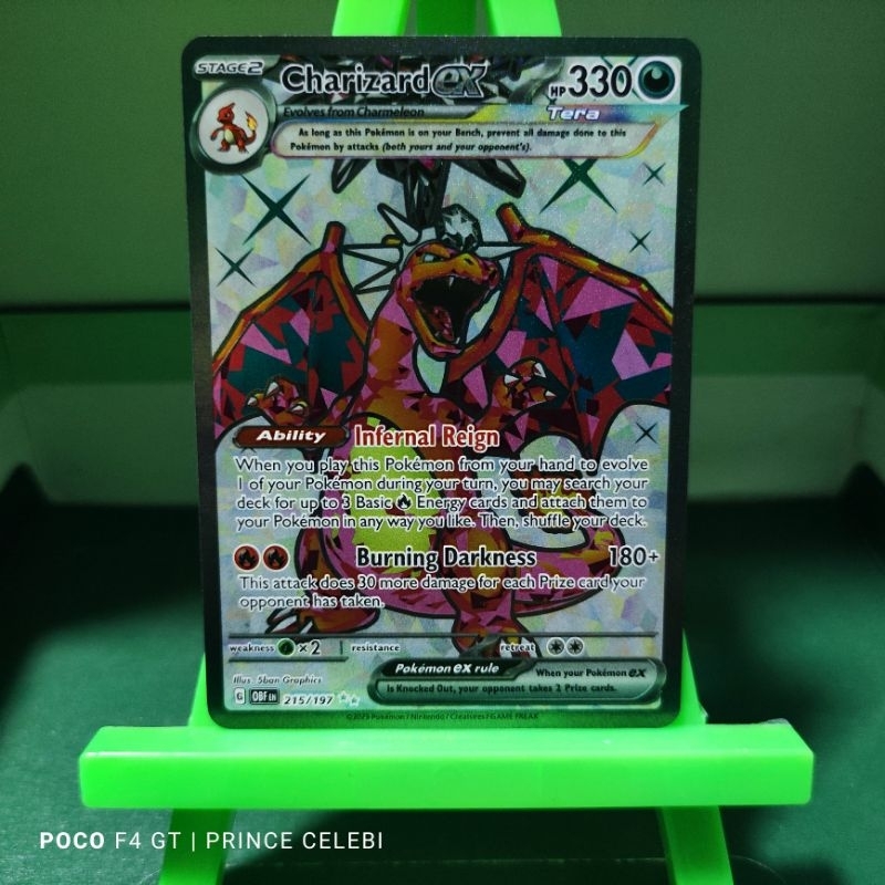 Pokemon TCG - Charizard ex Full Art Tera | Shopee Philippines
