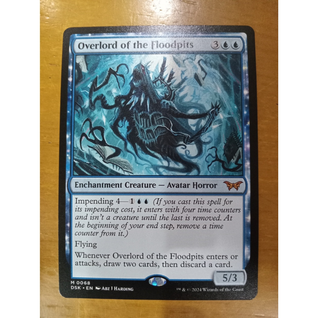 MTG Overlord of the Floodpits Mythic DSK Duskmourn: House of Horror ...