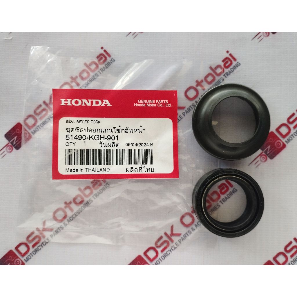 (1set) Front Fork Oil Seal and Dust Seal Set for XRM, Wave 125, RS 125 ...