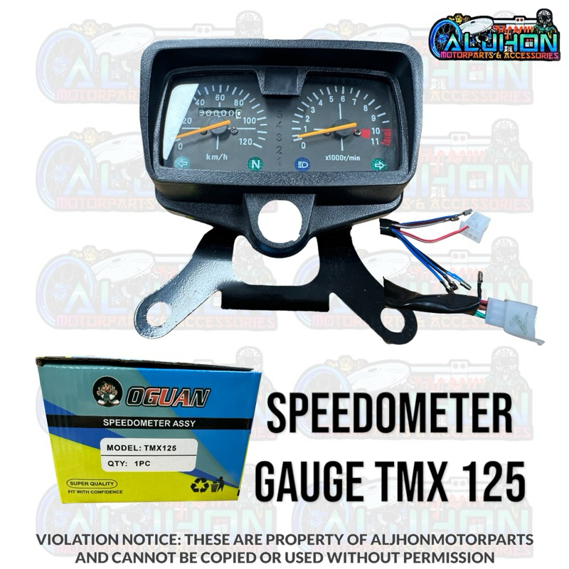 SPEEDOMETER GAUGE TMX 125 WITH BRACKET MOTORCYCLE | Shopee Philippines