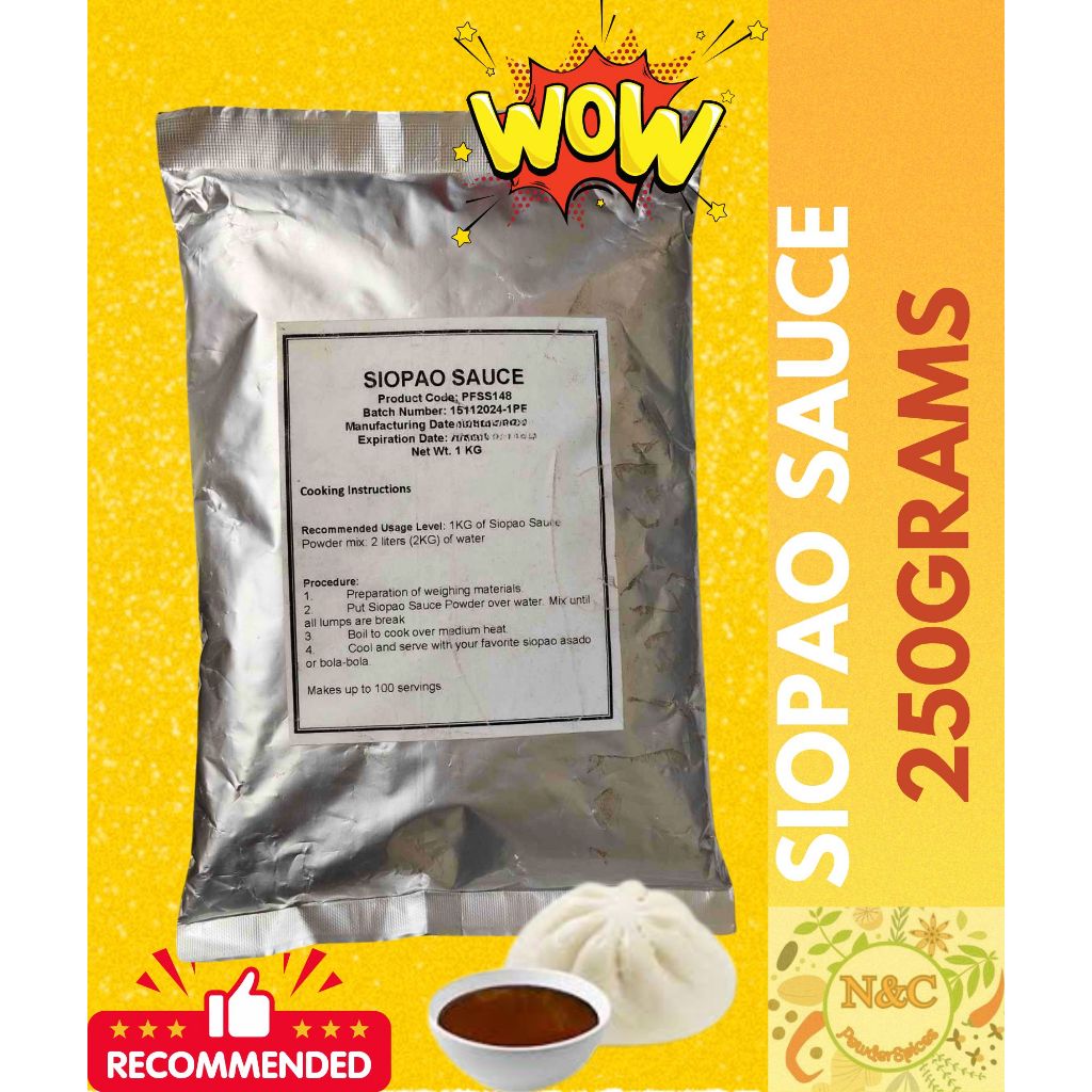 Siopao Powder Sauce 250grams 500grams | Shopee Philippines
