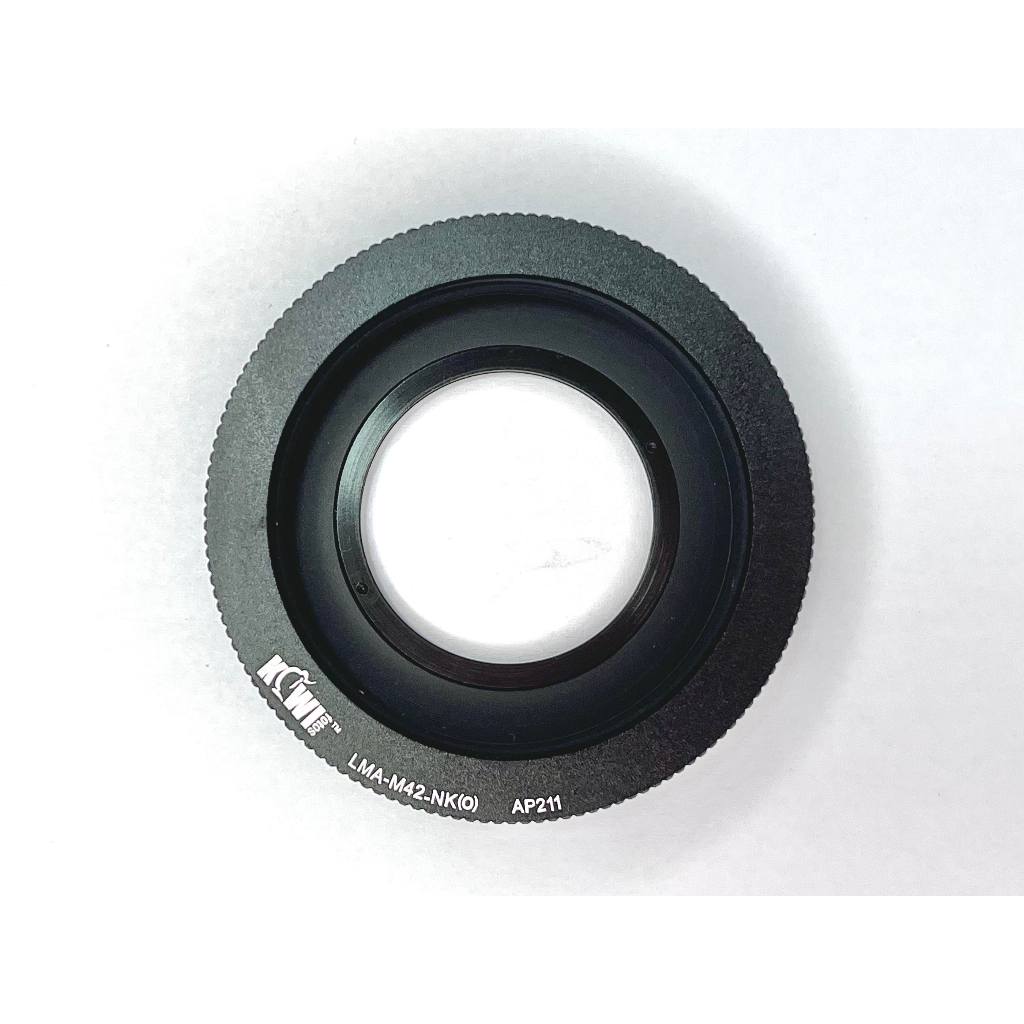 KIWIFOTOS LMA-M42_NK(O) Adapter with optical glass (for) M42 Thread ...
