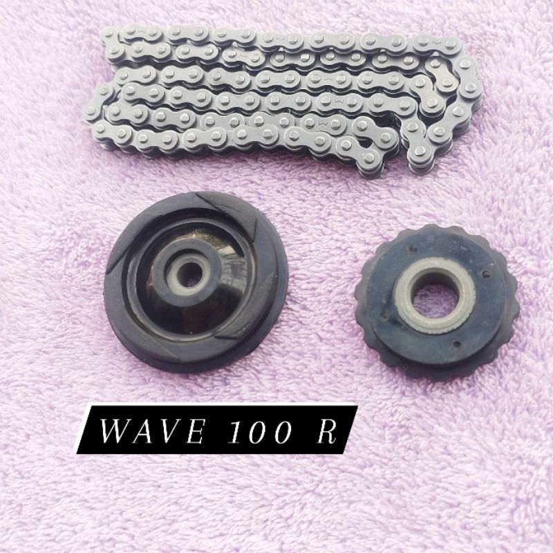 MOTORCYCLE CAM CHAIN KIT WITH TIMING CHAIN FOR HONDA WAVE 100 R (25H ...