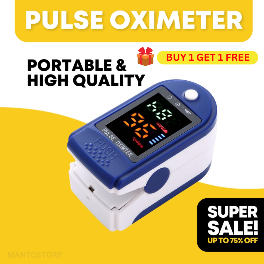 Original Mini Portable Finger Pulse Oximeter Pulsoximeter Clip ...