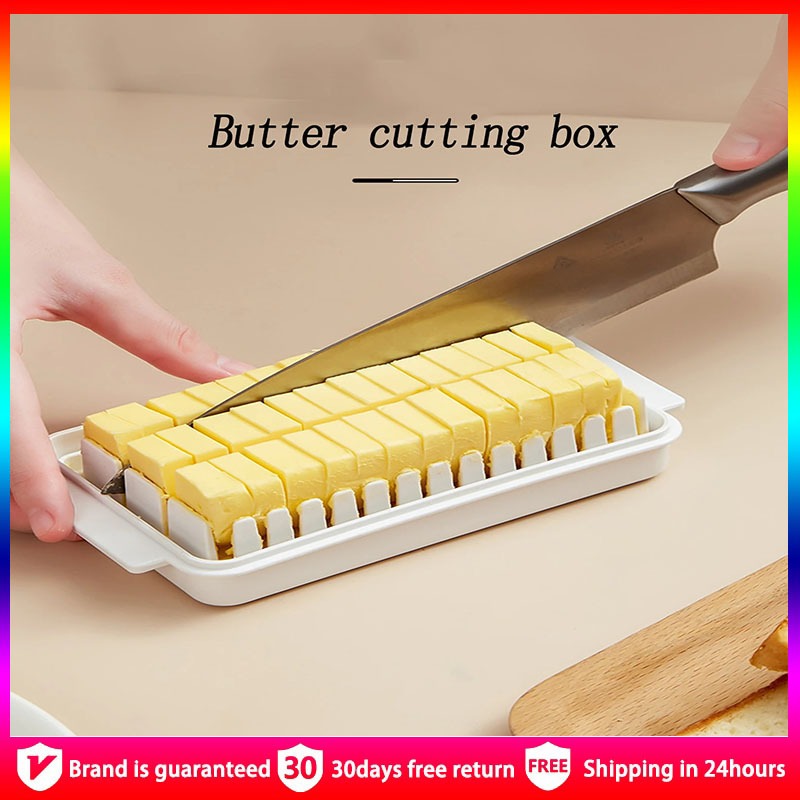 New butter cutter Butter storage box with lid Refrigerator cheese ...