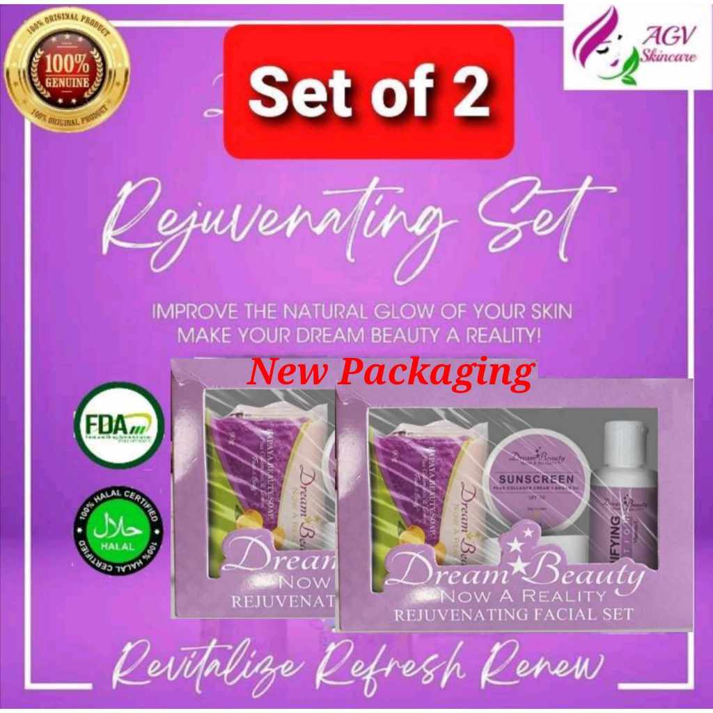 DREAM BEAUTY (SET OF 2) REJUVENATING SET. (NEW PACKAGING) | Shopee ...