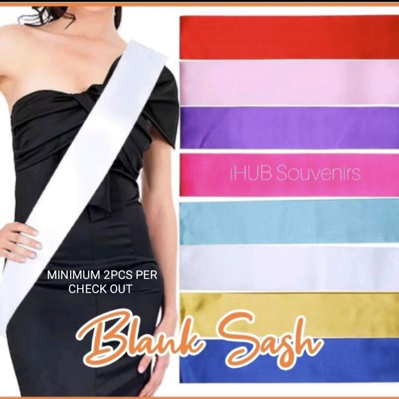 2 YARDS BLANK SASH || 3 INCHES WIDTH || minimum 2pcs per check out ...