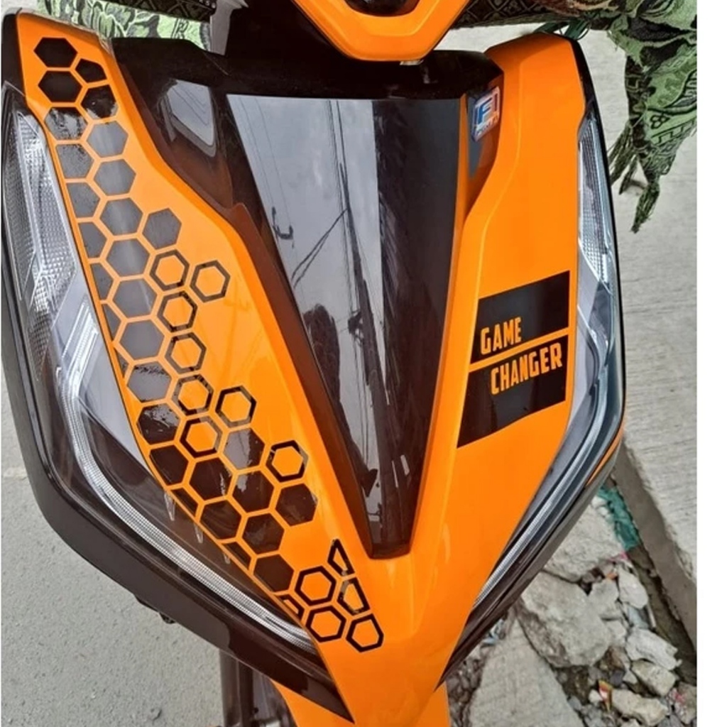 Honda Click v2 Honey Comb Front Sticker Cut-out water proof | Shopee ...