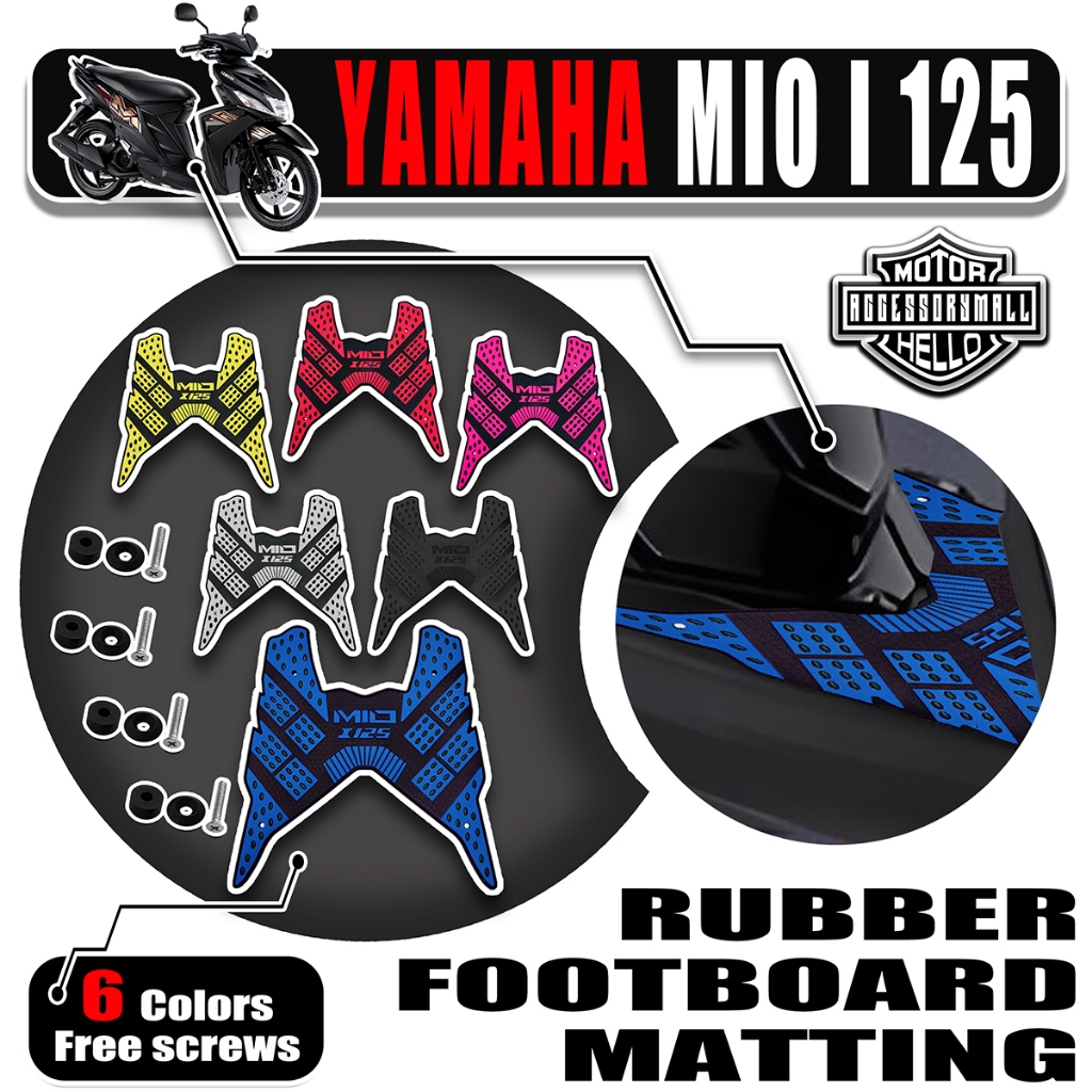 yamaha mio i 125 / m3 rubber matting for mio i125 foot board matting ...