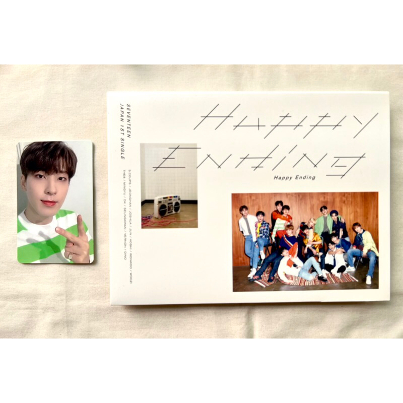 Unsealed Official Seventeen SVT Happy Ending Japan Album Limited C with ...