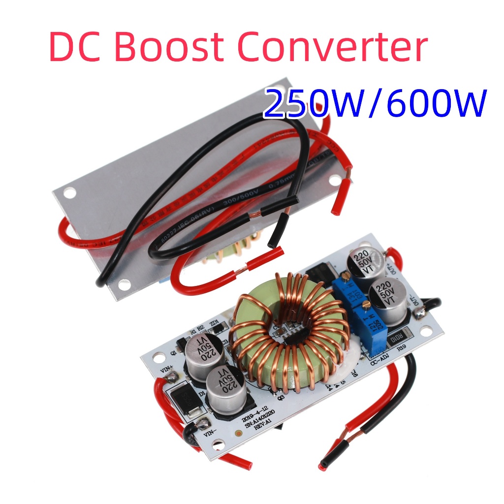 250W/600W DC-DC Boost Converter Adjustable 10A Step Up Constant Current Power Supply Module Led ...