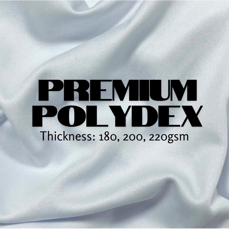 Premium polydex bluish white fabric for sublimation for tshirts, polo ...
