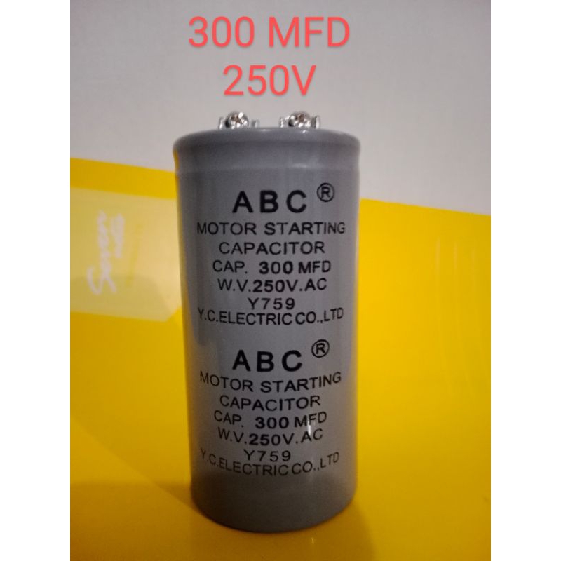 300 MFD 250V MOTOR STARTING CAPACITOR | Shopee Philippines