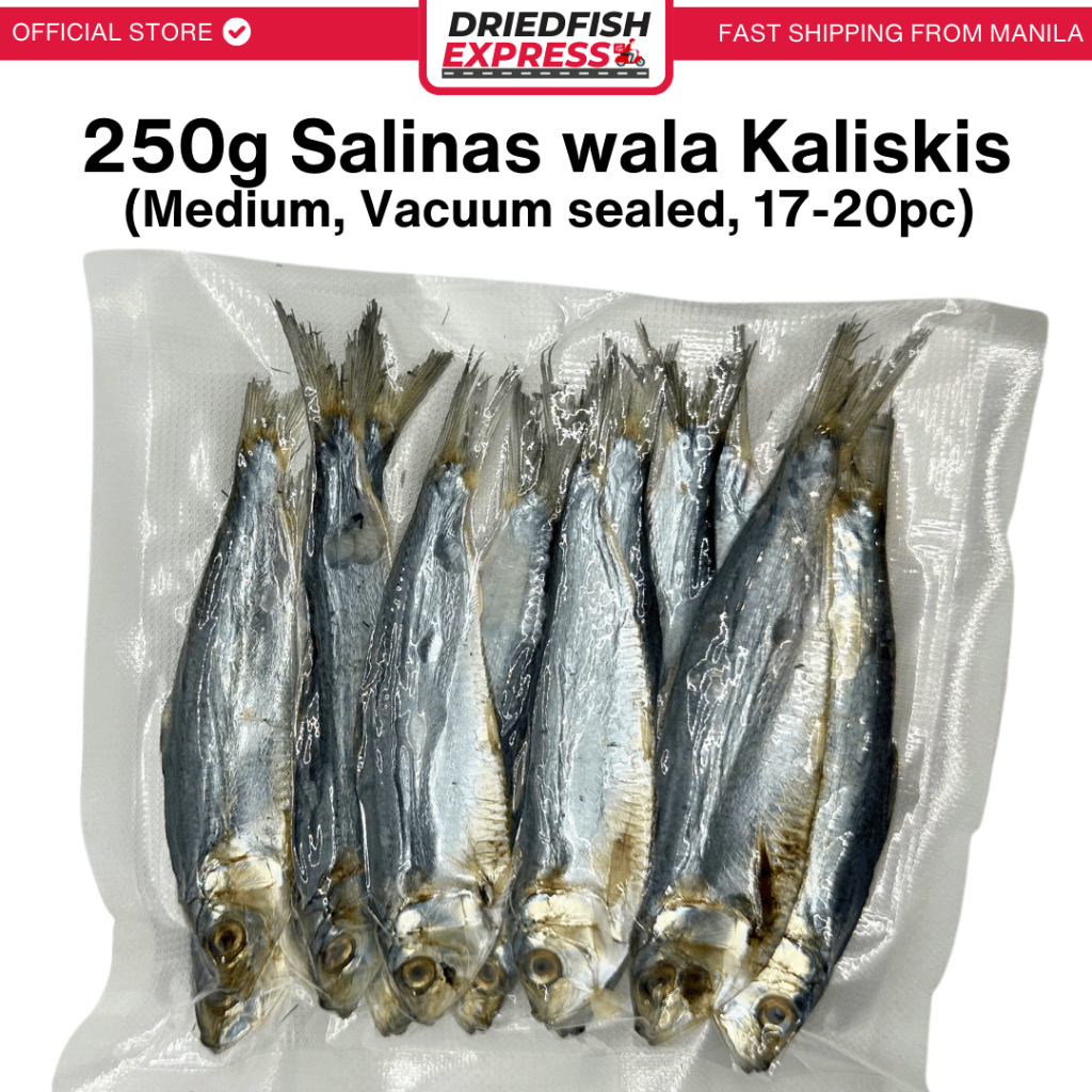 250g Medium Salinas Hubad Wala Kaliskis vacuum sealed | Shopee Philippines