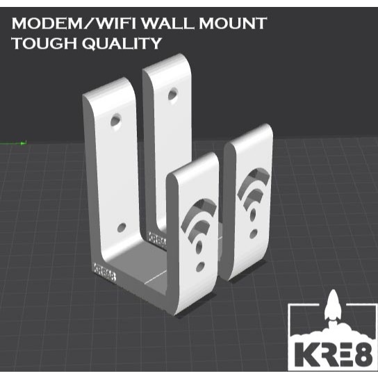 Kreaxx WALL MOUNT WIFI MODEM ROUTERS Mount/Hanger Universal CONVERGE ...