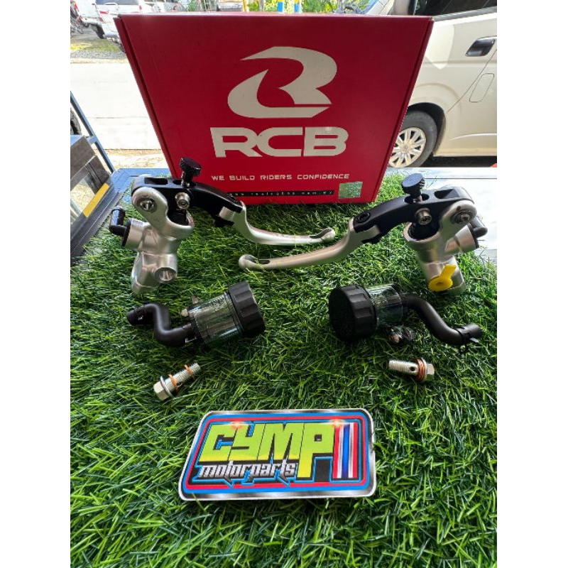 Rcb Forged Master break pump S1 14mm Right and 14mm Left silver for ...