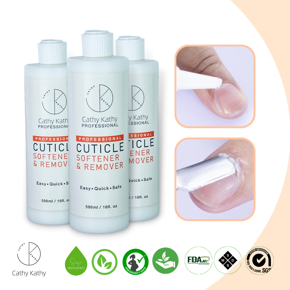 Cathy Kathy Cuticle Softener & Remover for Nail Cuticles and Heel 500ml ...