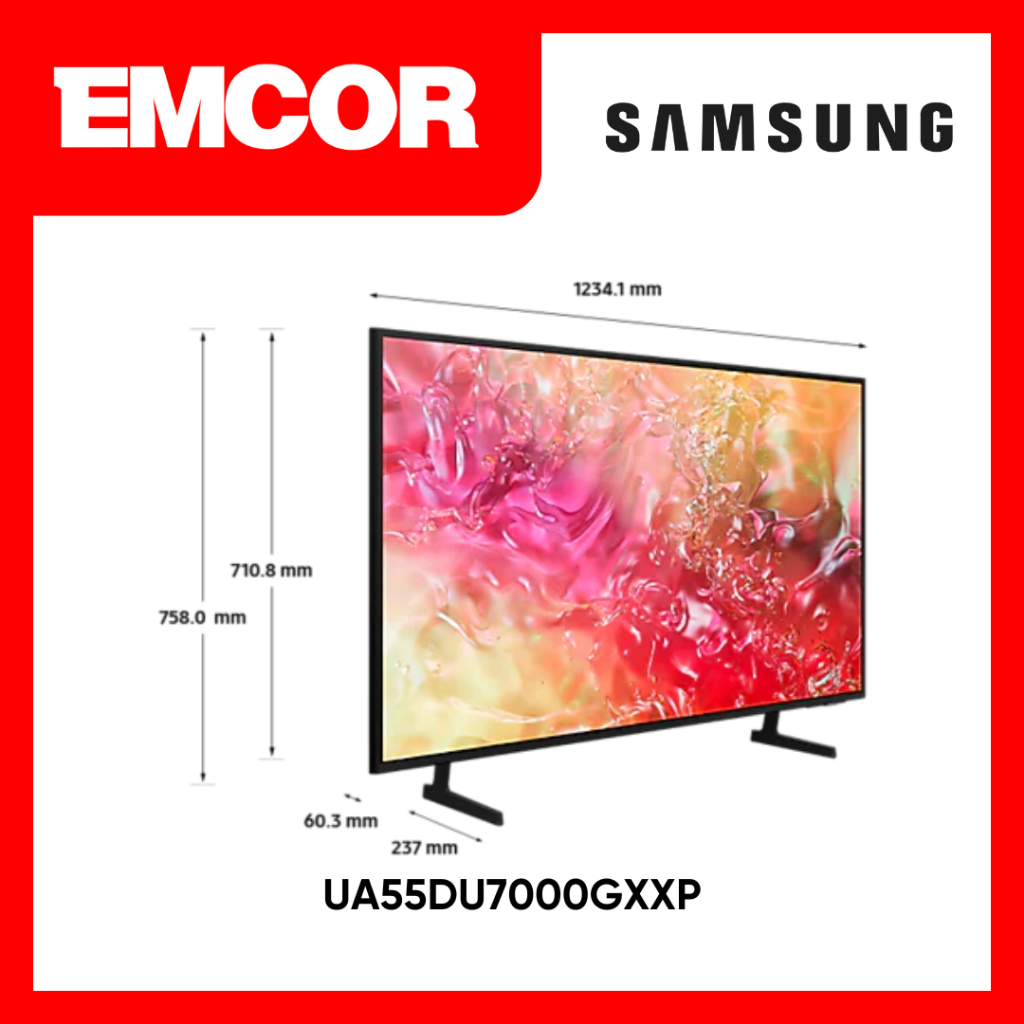 Samsung 55″ Crystal UHD DU7000 4K Smart TV UA55DU7000GXXP | Shopee Philippines
