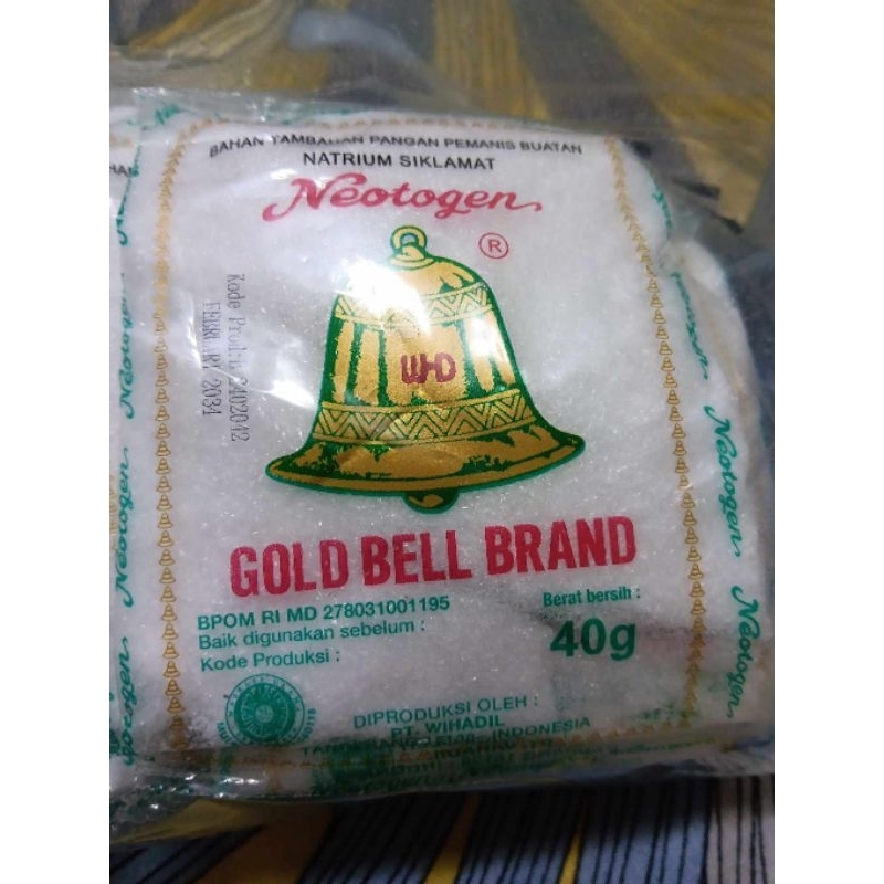 NEOTOGEN Gold Bell Brand Magic Sugar 400g 10 sachets in a pack | Shopee ...