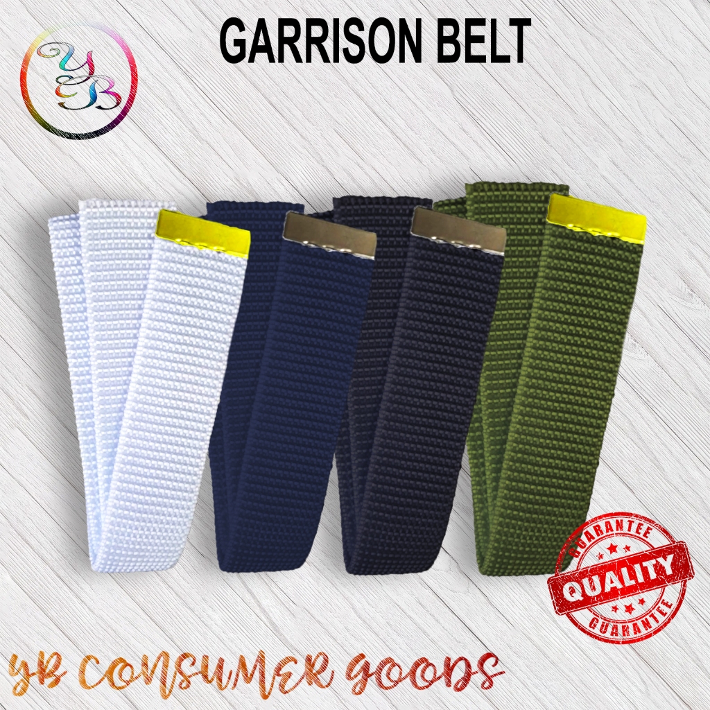 Garrison belt / Strap with clip Gold And silver 3cm W- | Shopee Philippines
