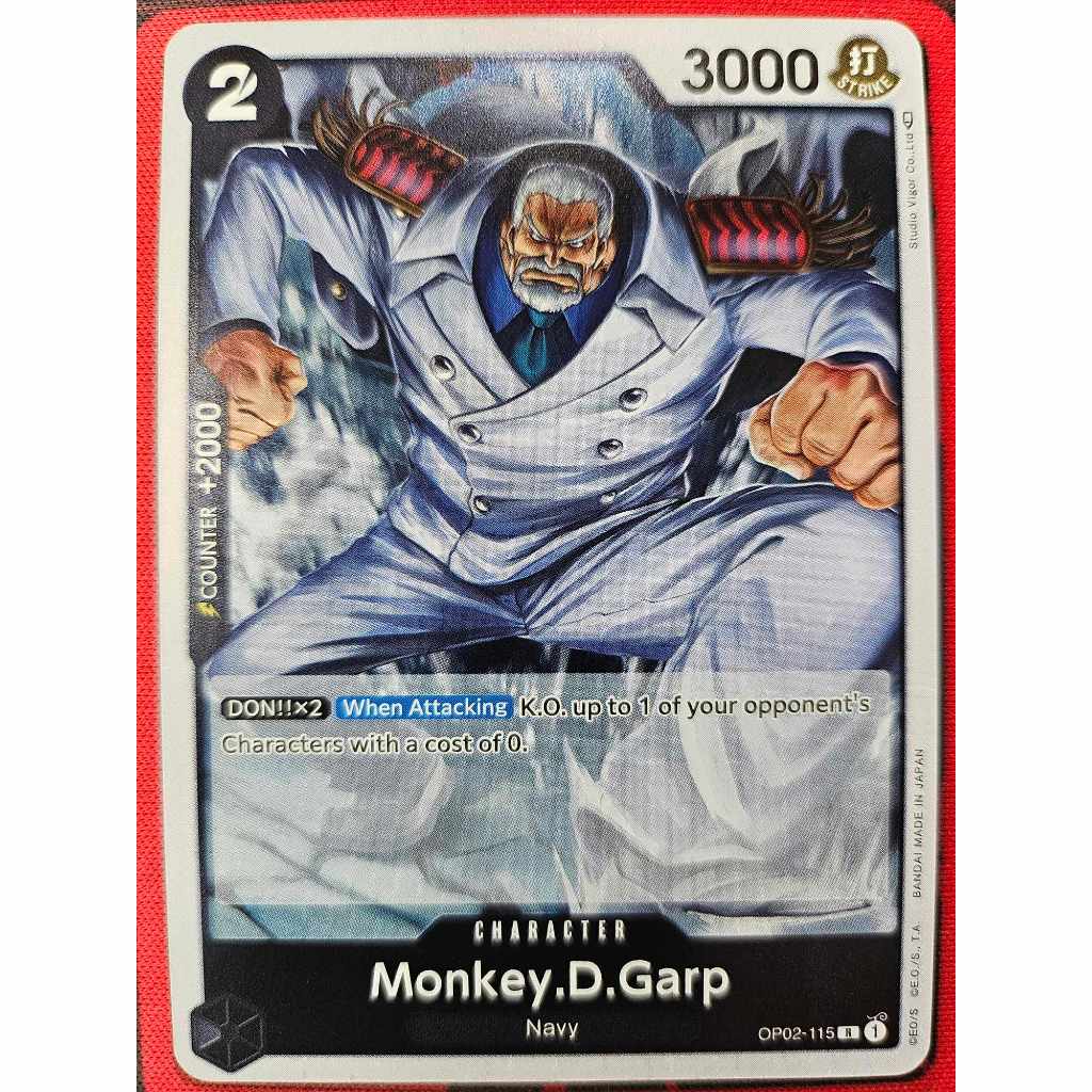 One Piece TCG [ENGLISH] OP02-115 R Garp [ENGLISH VERSION] | Shopee ...