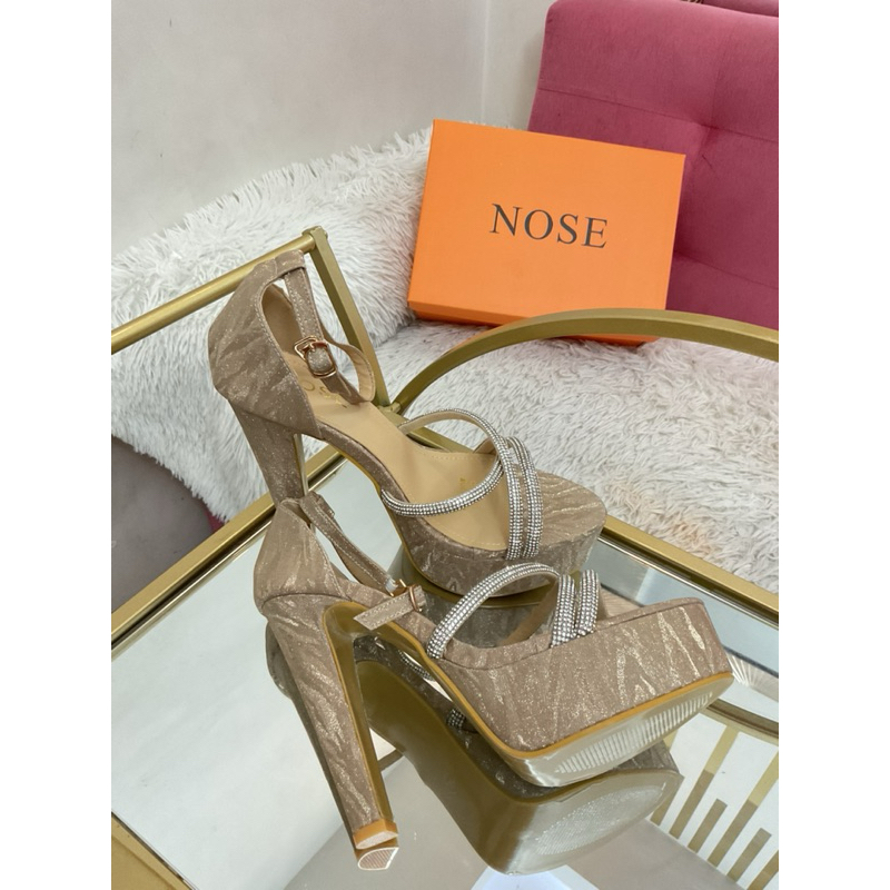 GRITBYVANESSAANN Gold with Bling Pageant Heels | Shopee Philippines