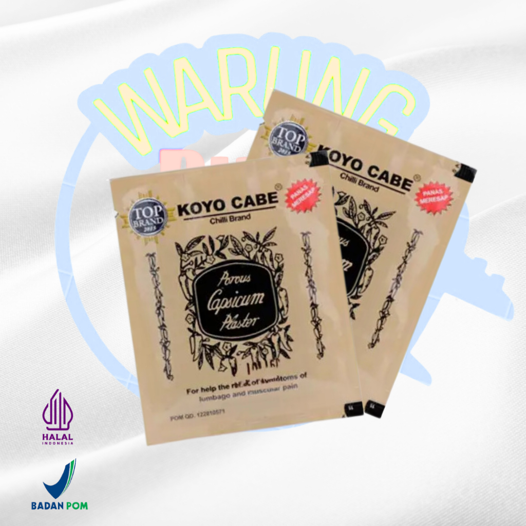 Koyo Cabe Chili Brand 1 pack 10pcs Indonesia Pain Reliever External ...