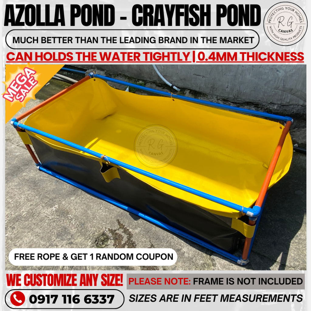 Azolla Pond Trapal 4x8x2ft Original S400 Heavy duty Can Holds Water ...