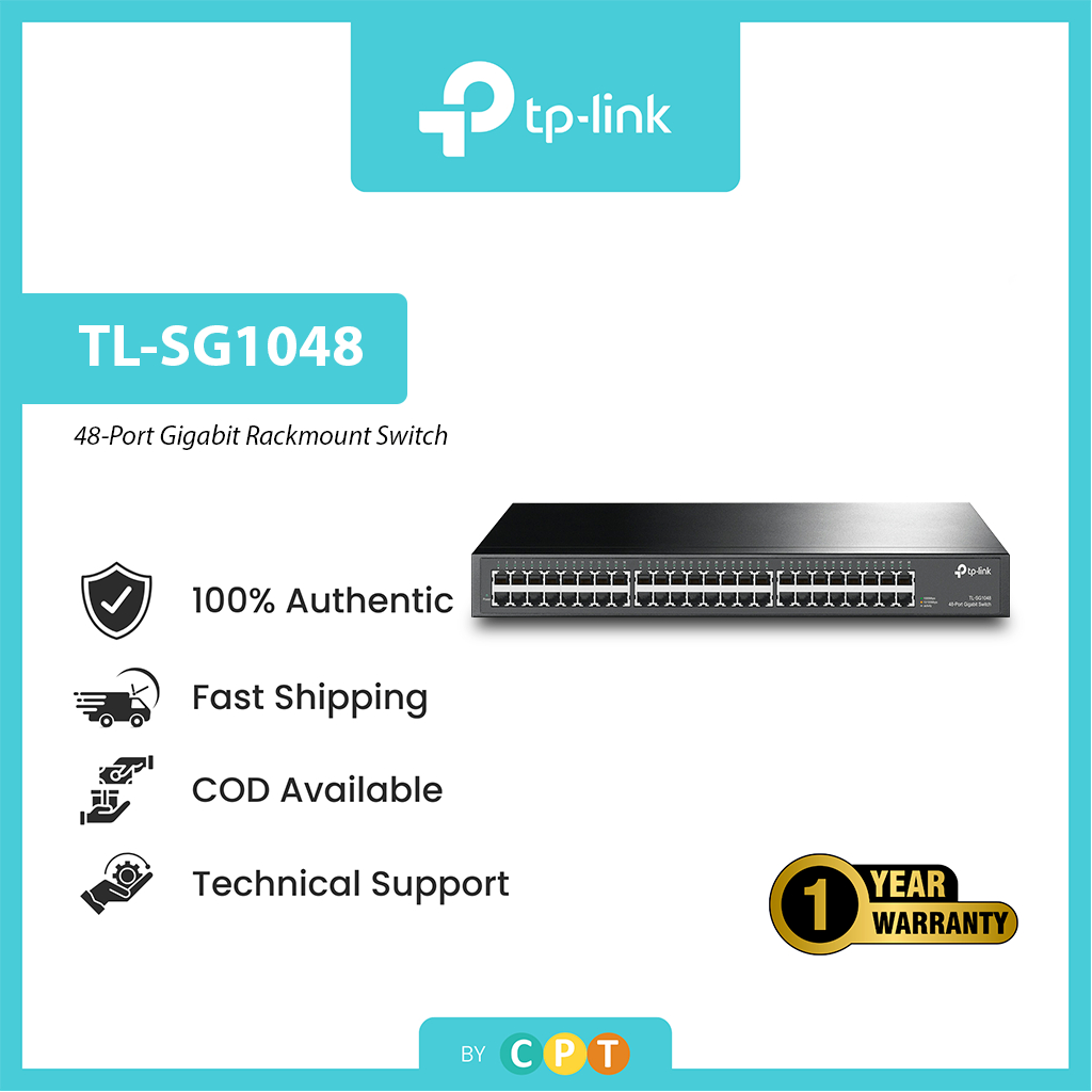 TP-Link TL-SG1048 48-Port Gigabit Rackmount Switch | Shopee Philippines
