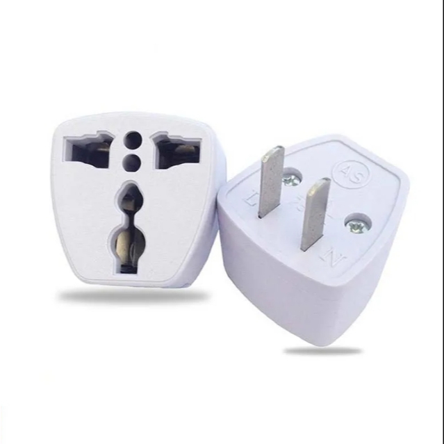 UK Convert To Universal 3 Pin Plug Adaptor 2 & 3 Pin Plug Universal ...