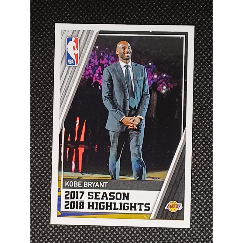 Panini 2018 Stickers Kobe Bryant Retirement Speech! (mini) | Shopee ...
