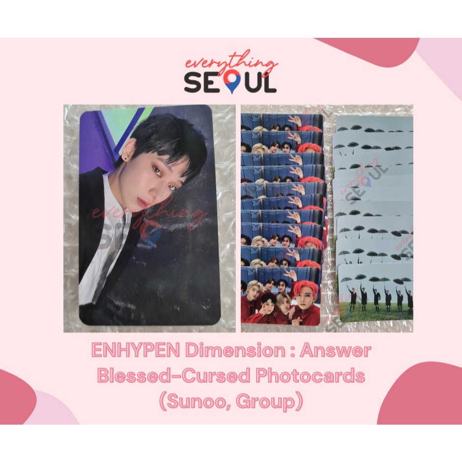 ENHYPEN Dimension : Answer Blessed-Cursed Photocards | Shopee Philippines