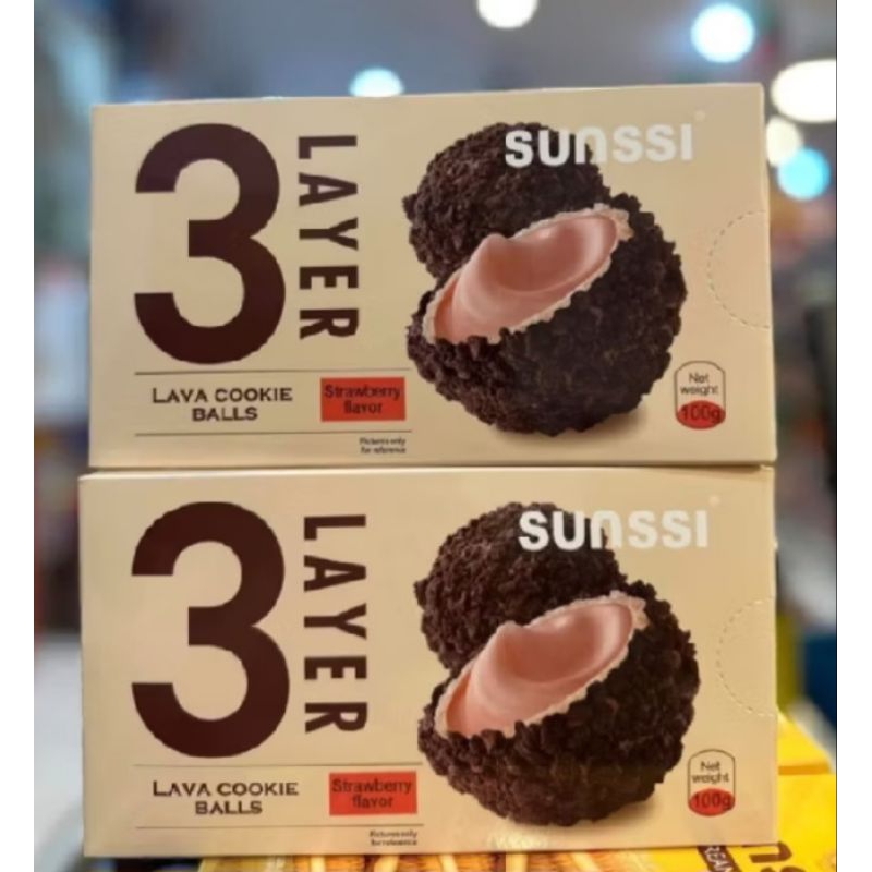 Sunssi Lava Cookie Balls 90g/Strawberry,Yogurt,or Matcha 100g | Shopee ...
