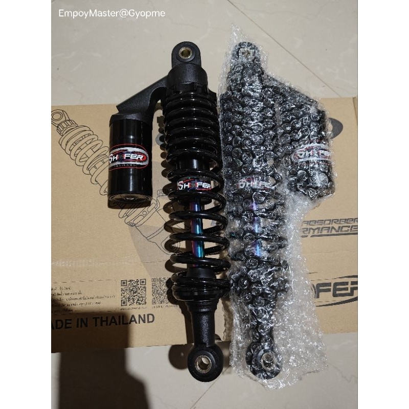Shafer x Showa SL DTG & FG gas type shock 320mm 340mm wave, xrm nice ...