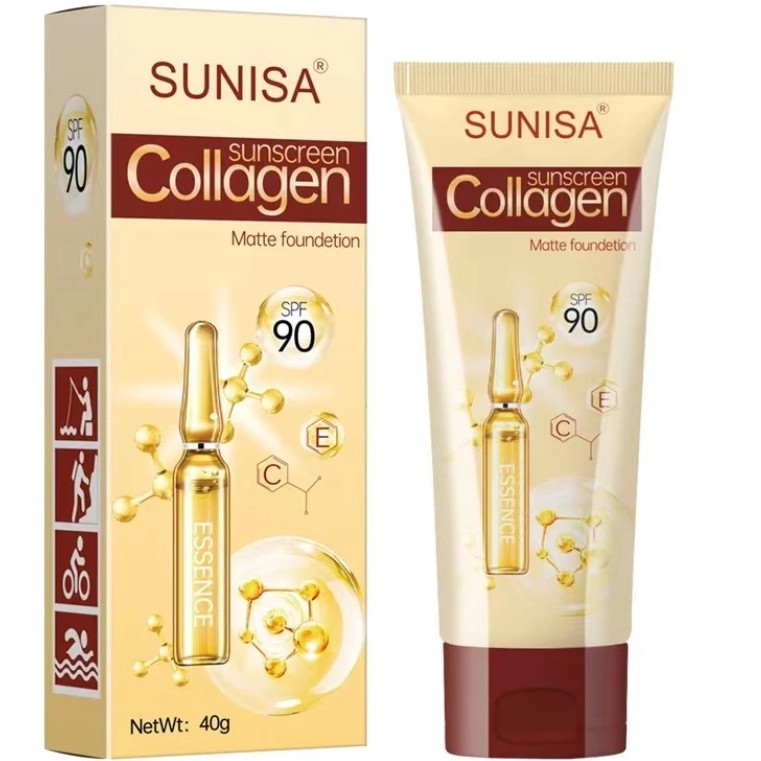 SUNISA Collagen Sunscreen SPF 90+++ Matte foundation HIGH SUN ...