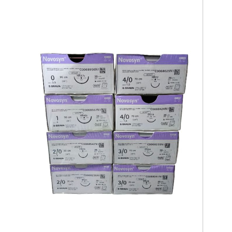 BBraun Novosyn sutures round & Cutting (sold per dozen/12pcs) | Shopee ...