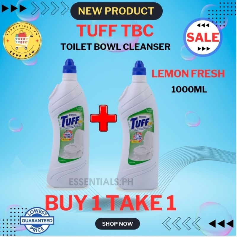 TUFF BUY 1 TAKE 1 TBC LEMON TOILET BOWL CLEANSER | Shopee Philippines