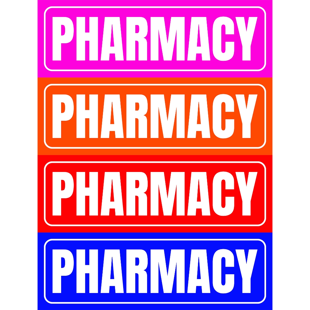 PHARMACY PVC SIGNBOARD | Shopee Philippines
