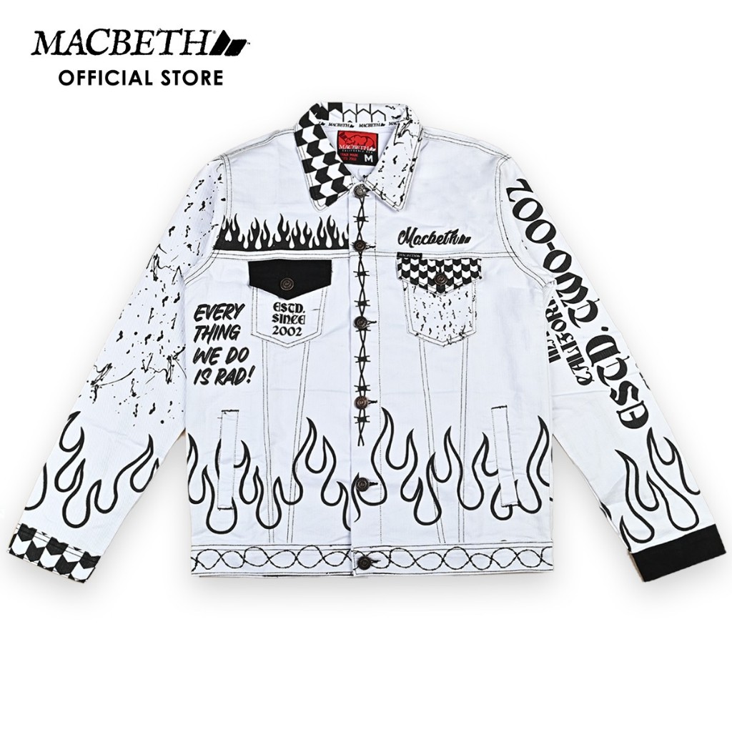 Macbeth Men's Markdown Denim Jacket " PUNKY " | Shopee Philippines
