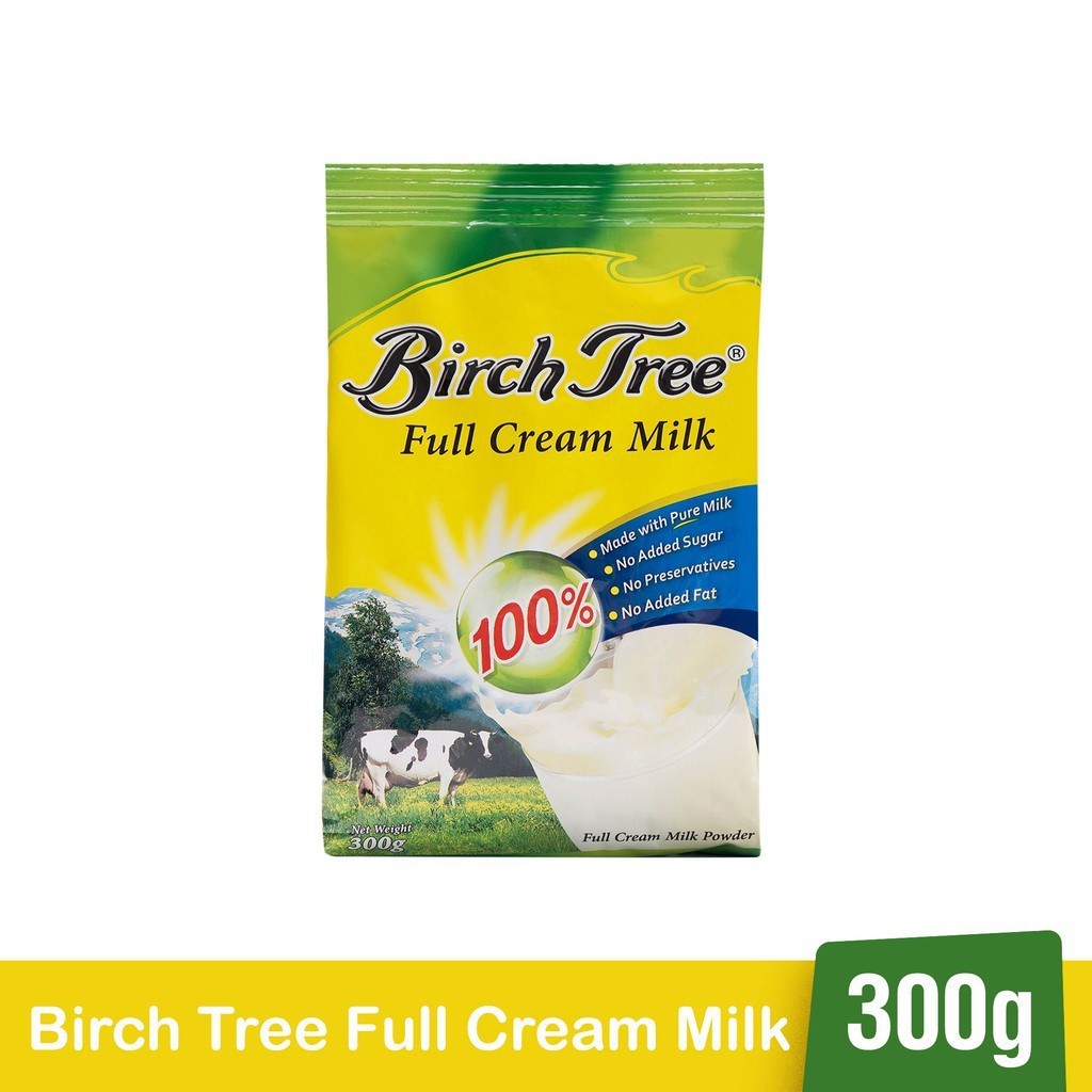 Birch Tree Full Cream Milk 300g Bundle of 4 | Shopee Philippines
